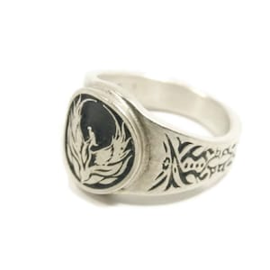 Phoenix Ring - Spirit Animal Fire Passion Bird Rebirth Classical ...
