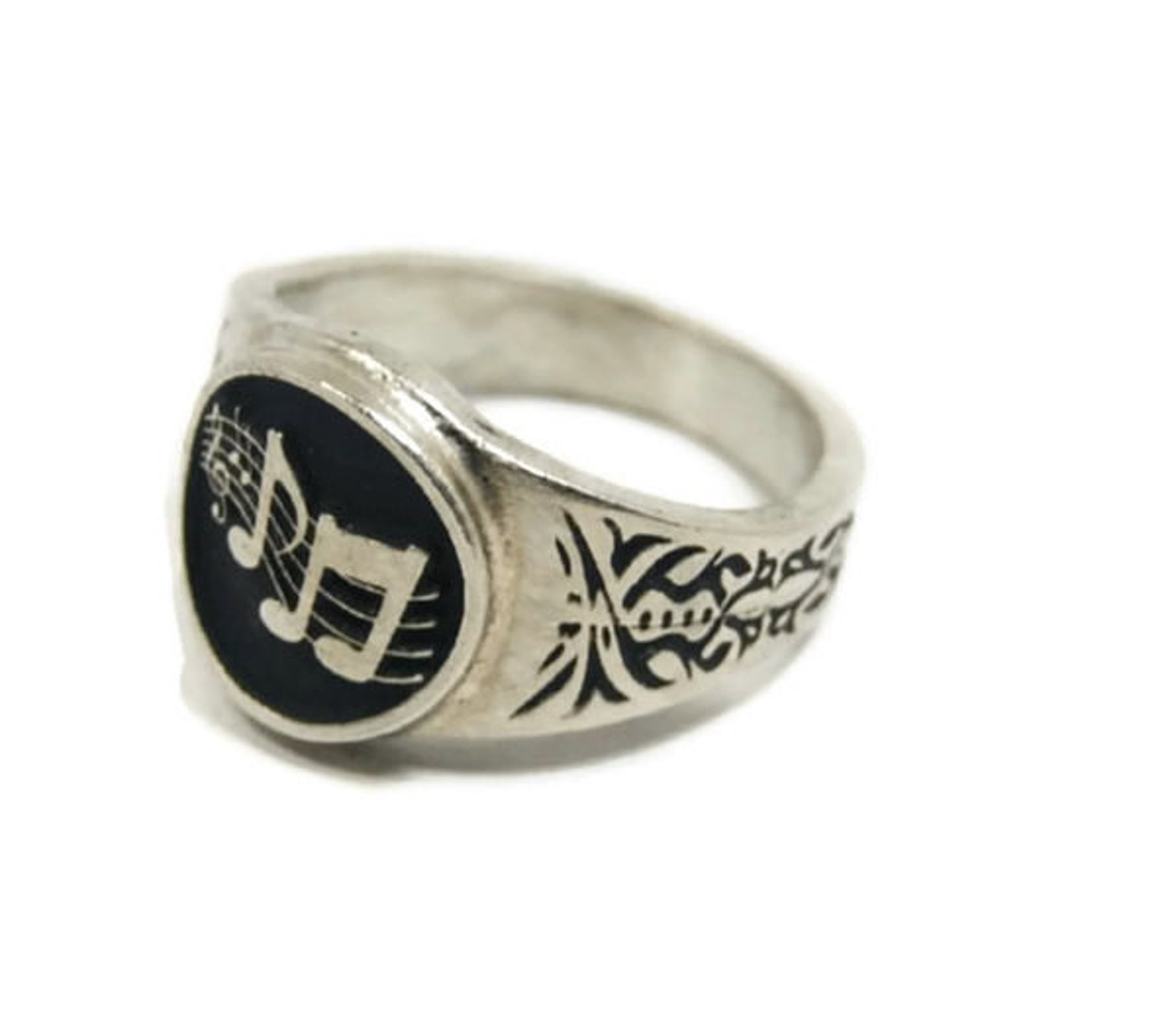 Music Notes on Staff Ring - Music Lovers - Musician Piano Instrument ...