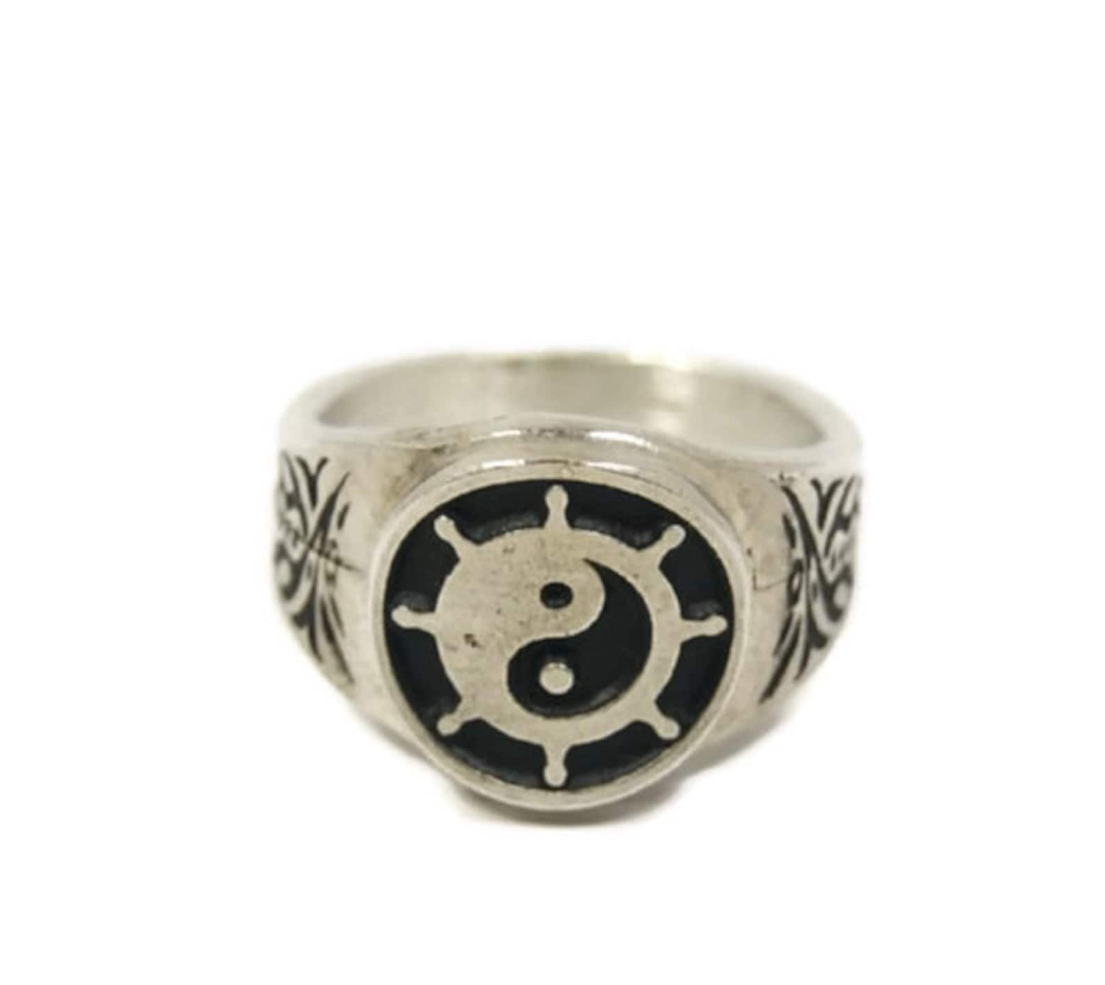 Dharmachakra Wheel Yin Yang Ring Dharma Wheel Buddha Wheel - Etsy