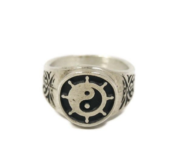 Dharmachakra Wheel Yin Yang Ring Dharma Wheel Buddha Wheel - Etsy