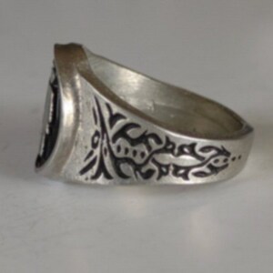 Duke Bathin Goetia Ring-solomon Key Satan Satanist Seal - Etsy