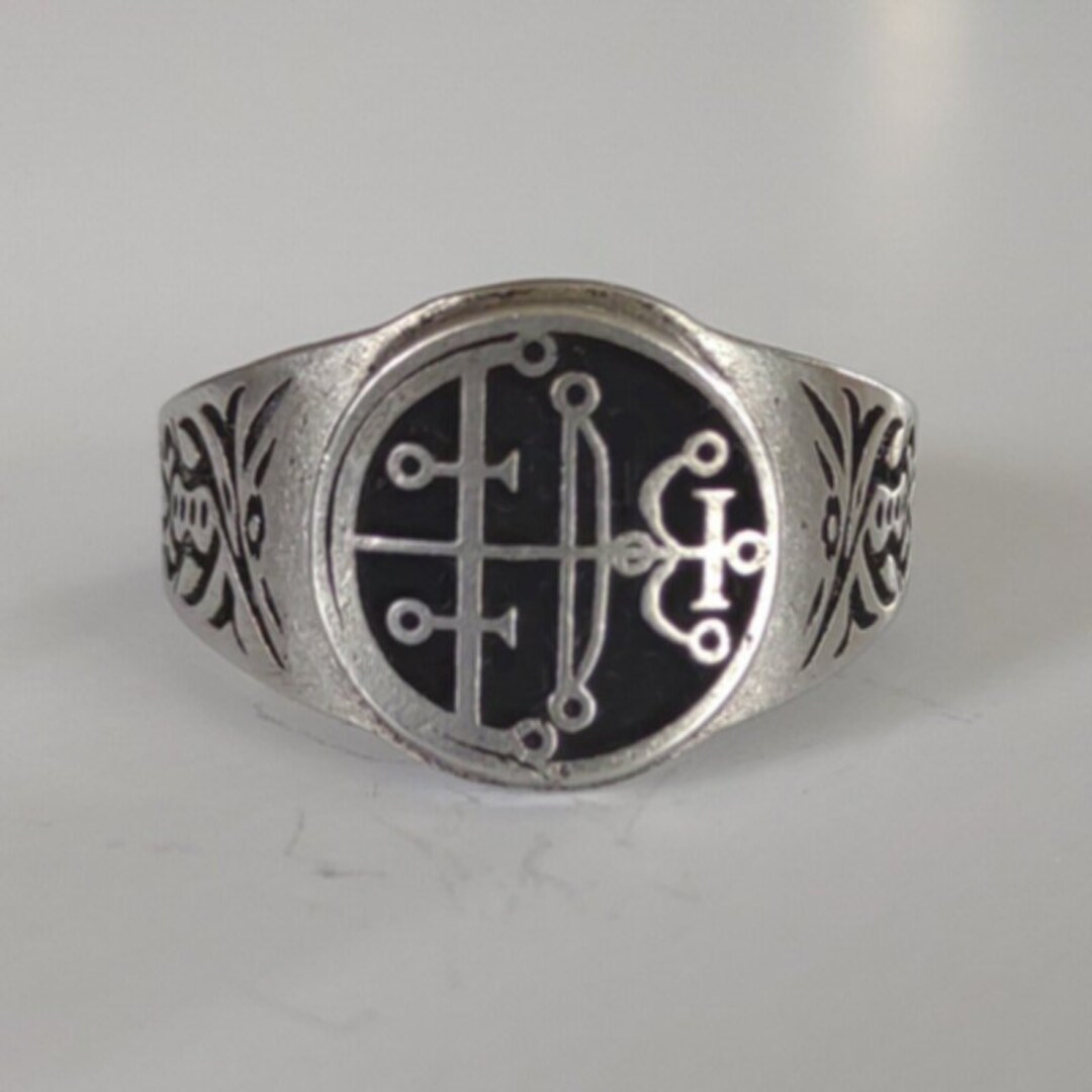 Duke Aim Goetia Ring-solomon Key Satan Satanist Solomon Seal - Etsy