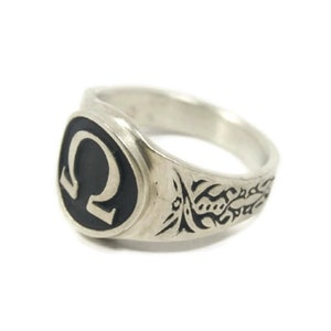 Ohm Ring - Electrical Resistance Symbol RM193 - Etsy