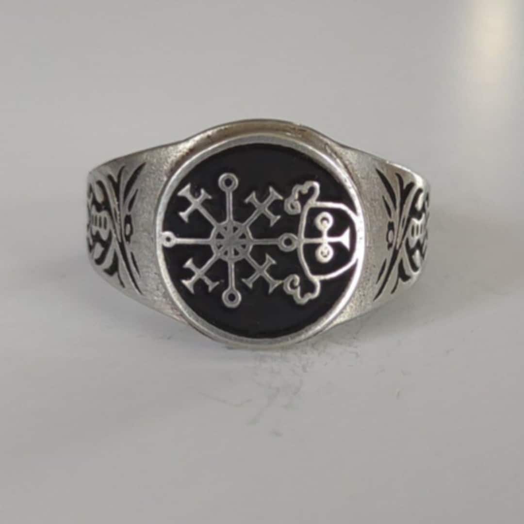 President Valac Goetia Ring Lemegeton Ars Goetia Demon Seals - Etsy