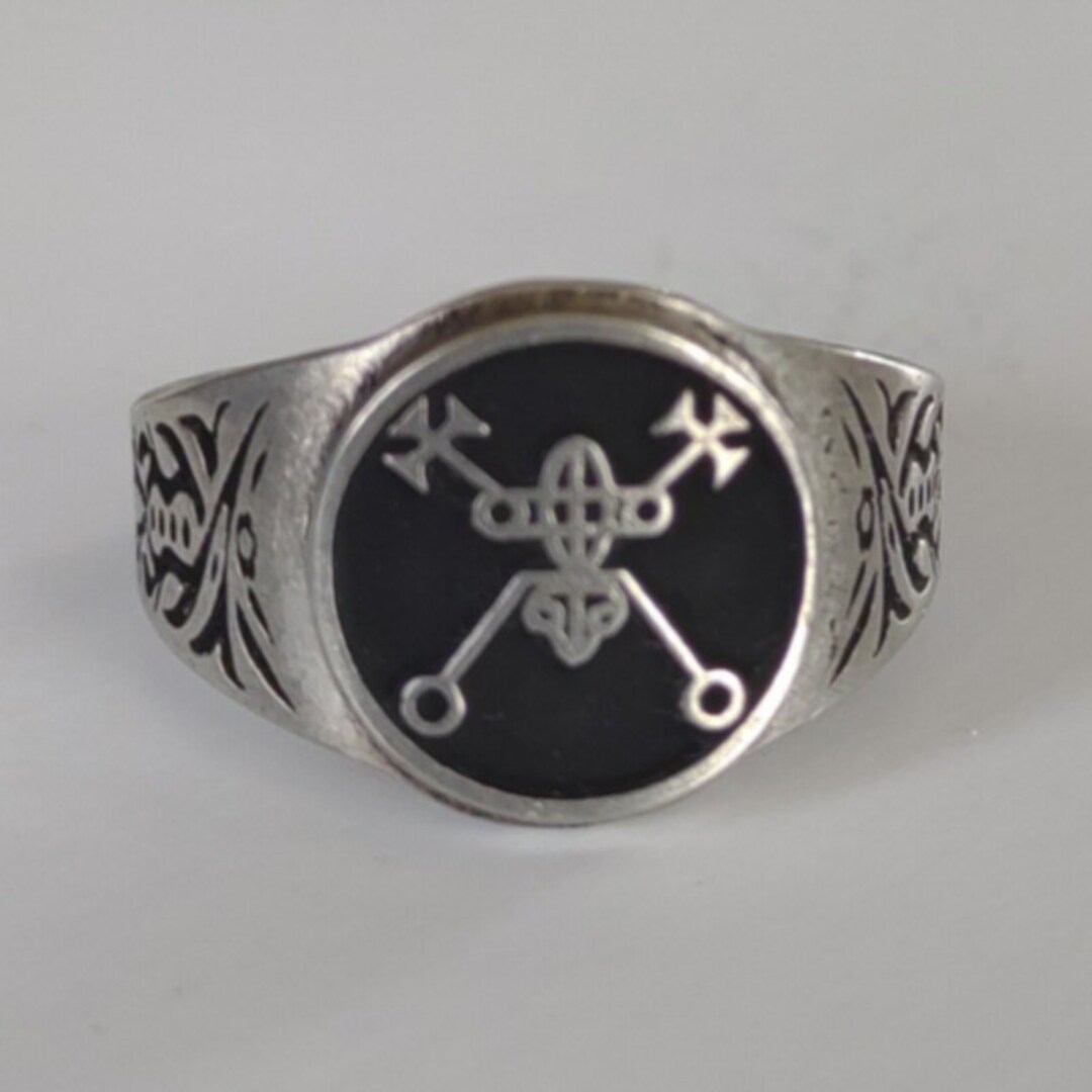 King Bael Seal Ars Goetia Ring Lesser Key of Solomon Demon Sigil - Etsy