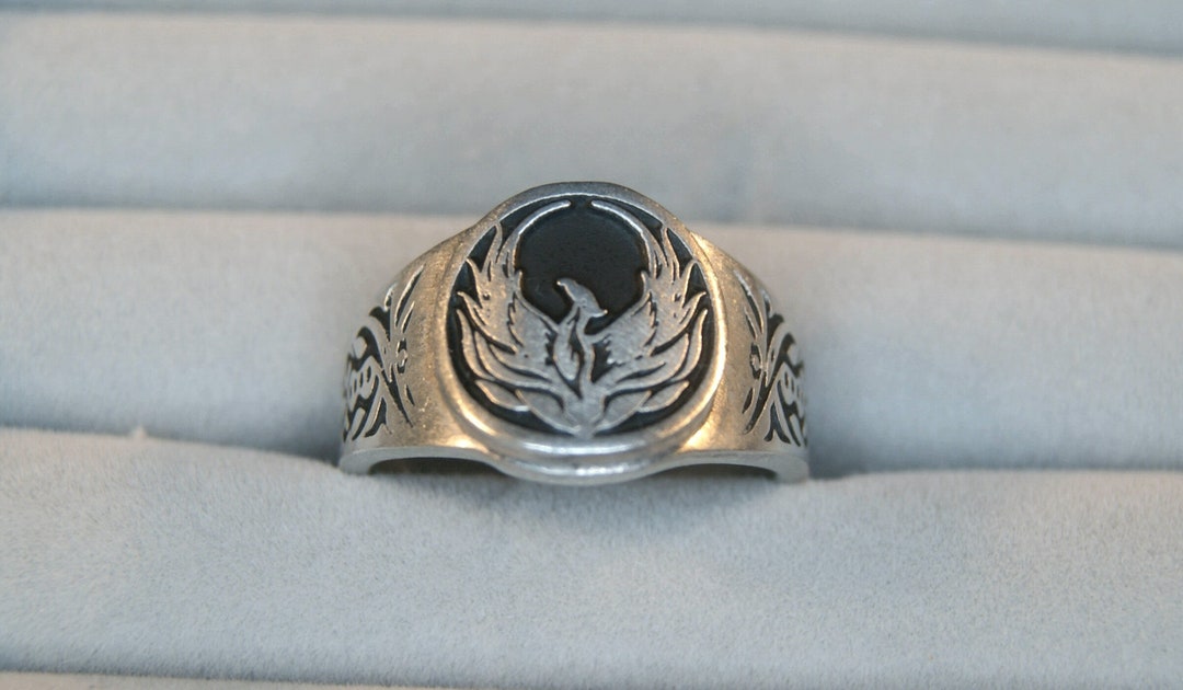 Phoenix Ring - Spirit Animal Fire Passion Bird Rebirth Classical ...