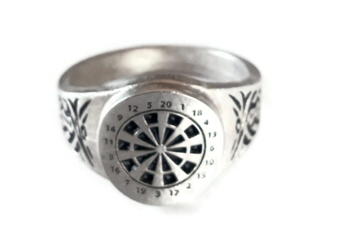 Dartboard Ring - Game Bullseye Double Triple Ring Bar Games Jewelry ...