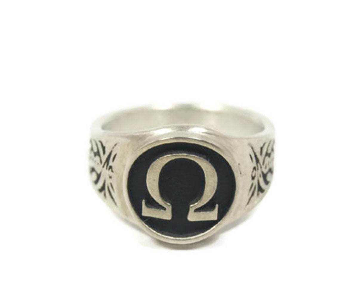 Ohm Ring - Electrical Resistance Symbol RM193 - Etsy