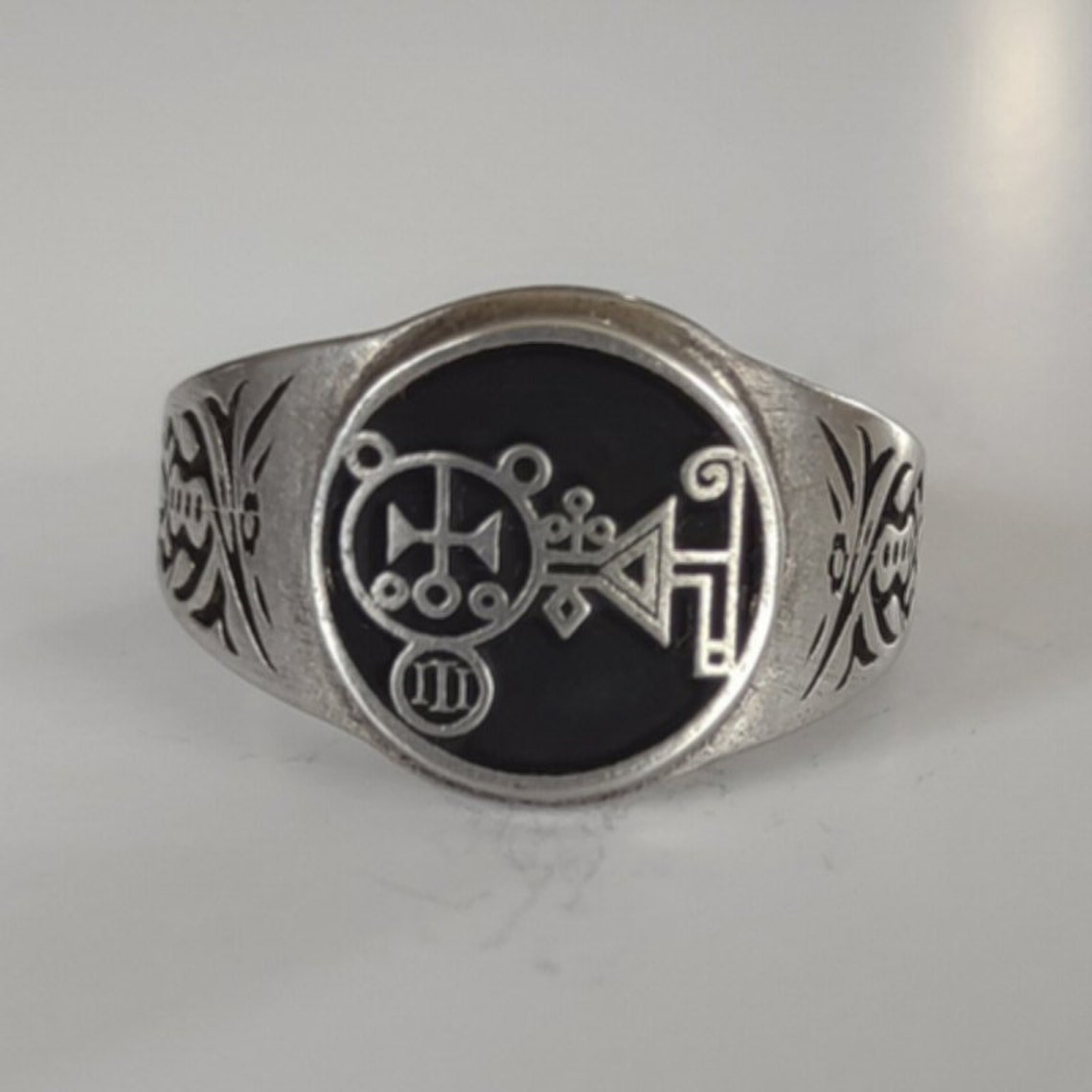 King Amdusias Goetia Ring Lesser Key of Solomon Sigil - Etsy