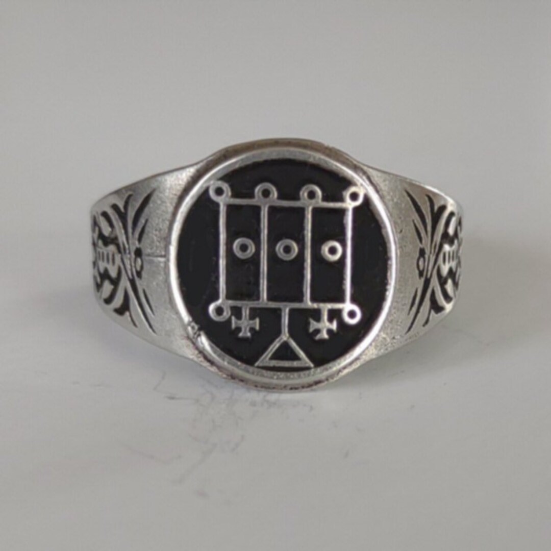 Knight Furcas Goetia Ring-aleister Crowley Lesser Key of Solomon - Etsy