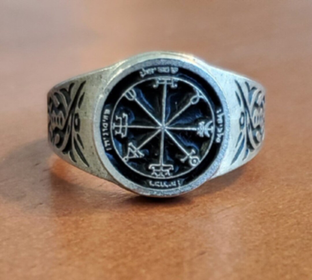 Second Pentacle of the Sun Ring - Pentacle Seal From the Key of Solomon ...