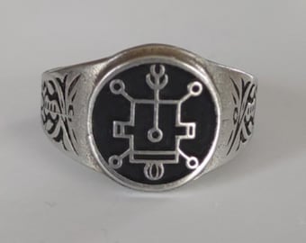 King Bael Seal Ars Goetia Ring Lesser Key of Solomon Demon - Etsy