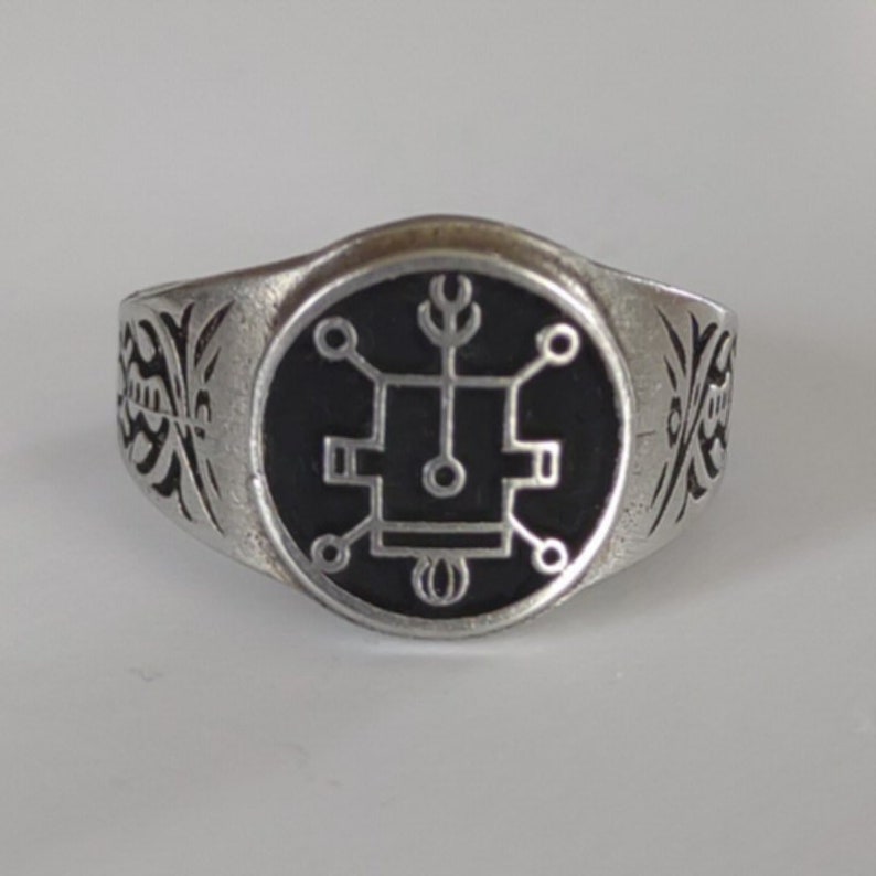 Prince Vassago Goetia Ring Lesser Key of Solomon Seal - Etsy
