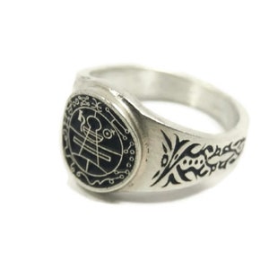 Secret Seal of Solomon Ring Design - Ars Goetia - King Solomon - Occult ...