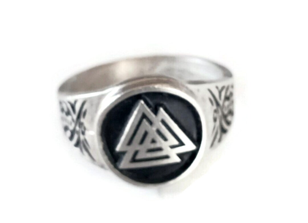 Valknut Ring Valknutr, Hrungnir's Heart - Etsy
