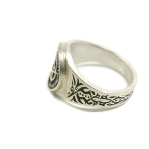 Satan Invocation Pentacle Ring Design - Occult Satanic Magick ...