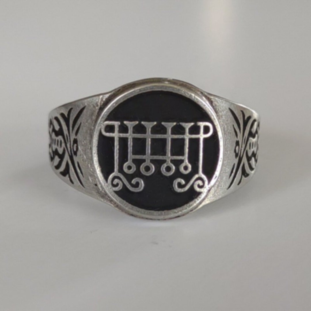 Duke Gusion Goetia Ring-ars Goetia Demonology Jewelry - Etsy