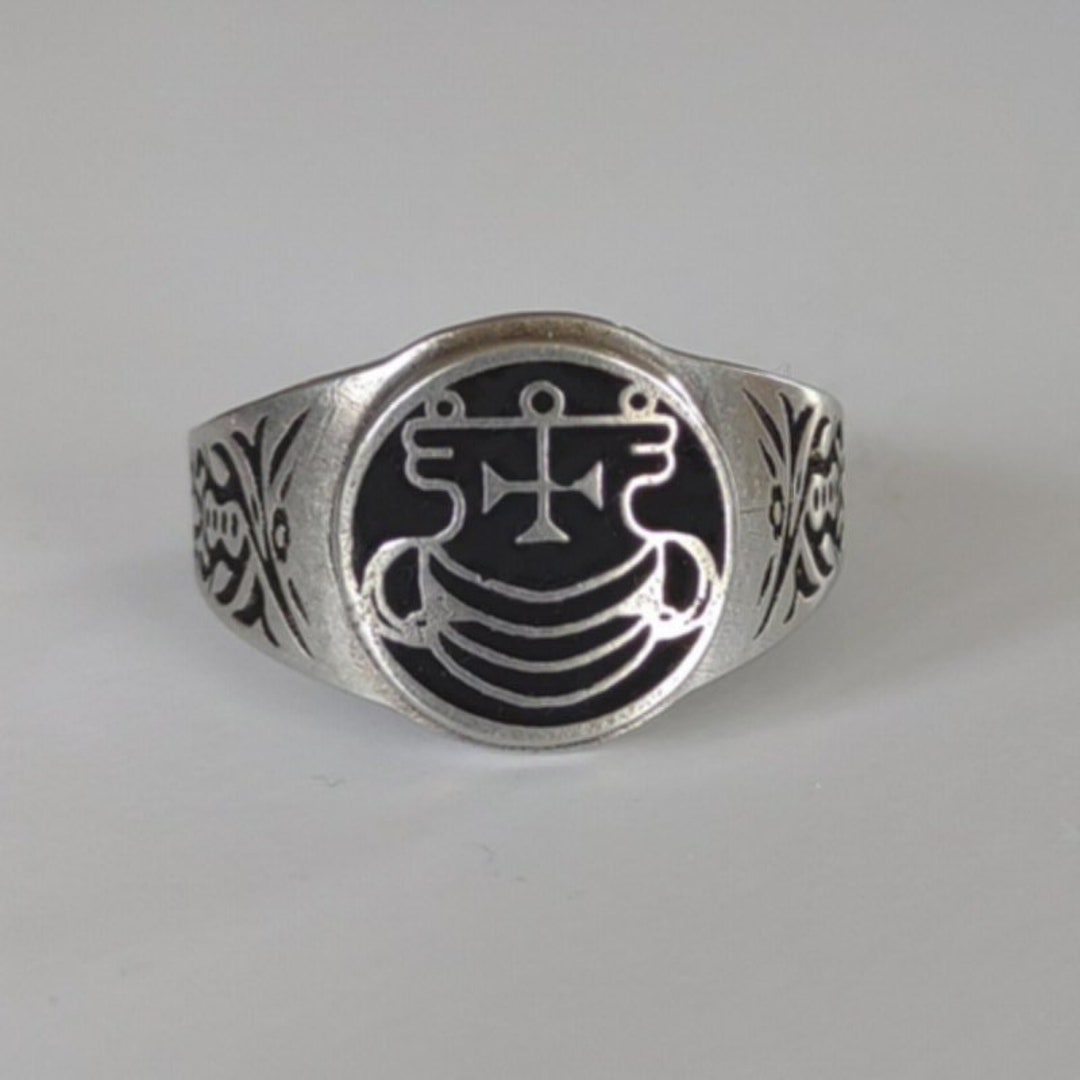 Duke Agares Goetia Ring-goetic Demonology Jewelry - Etsy Israel