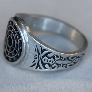 Disc of King Solomon Ring - Solomons Circle Tetragrammaton - Ring Sizes ...