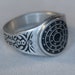 Disc of King Solomon Ring - Solomons Circle Tetragrammaton - Ring Sizes ...