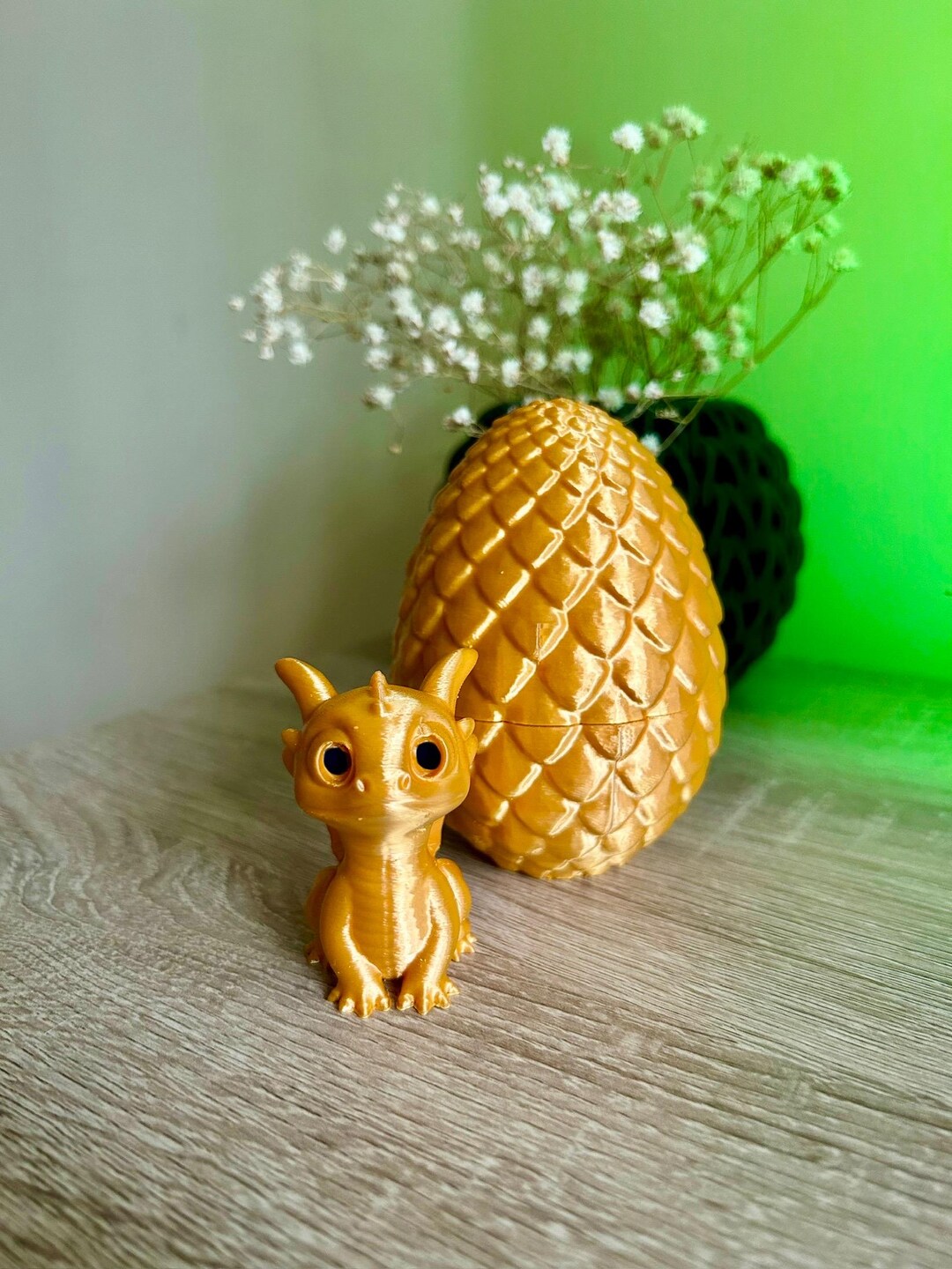 Golden Dragon Egg – A Whimsical 3D Printed Gift With a Secret - Etsy