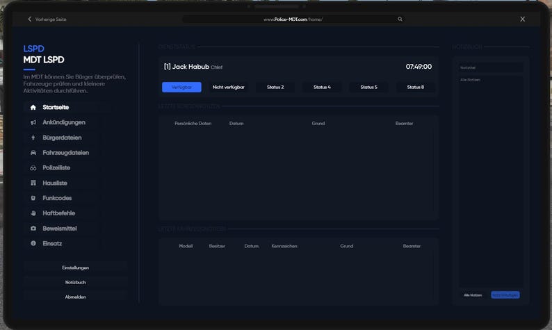 Fivem Script QF MDT: ESX, QB Supported - Etsy