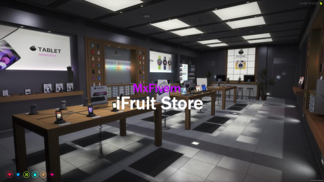 Fivem Ifruit Store MLO – Modern Electronics Store With Showroom and ...