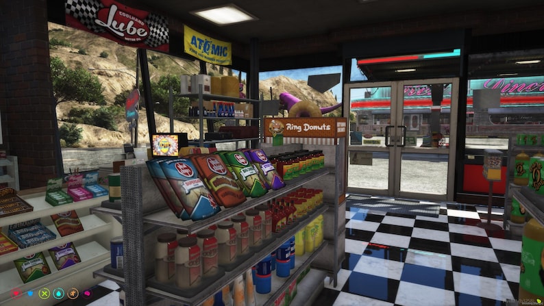 Fivem Rex's Diner and Al's Garage MLO – Detailed Diner and Workshop ...