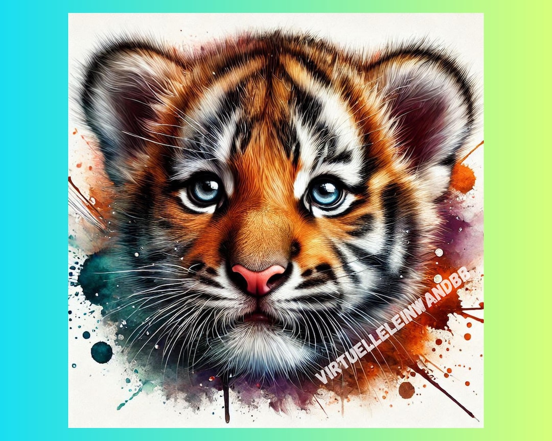 Set of 5, Posters, Animal Pictures, Baby Animals, Digital Prints ...