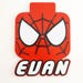 Red Spider Name Sign Personalized Door Hanger Custom Sign Kids Room ...