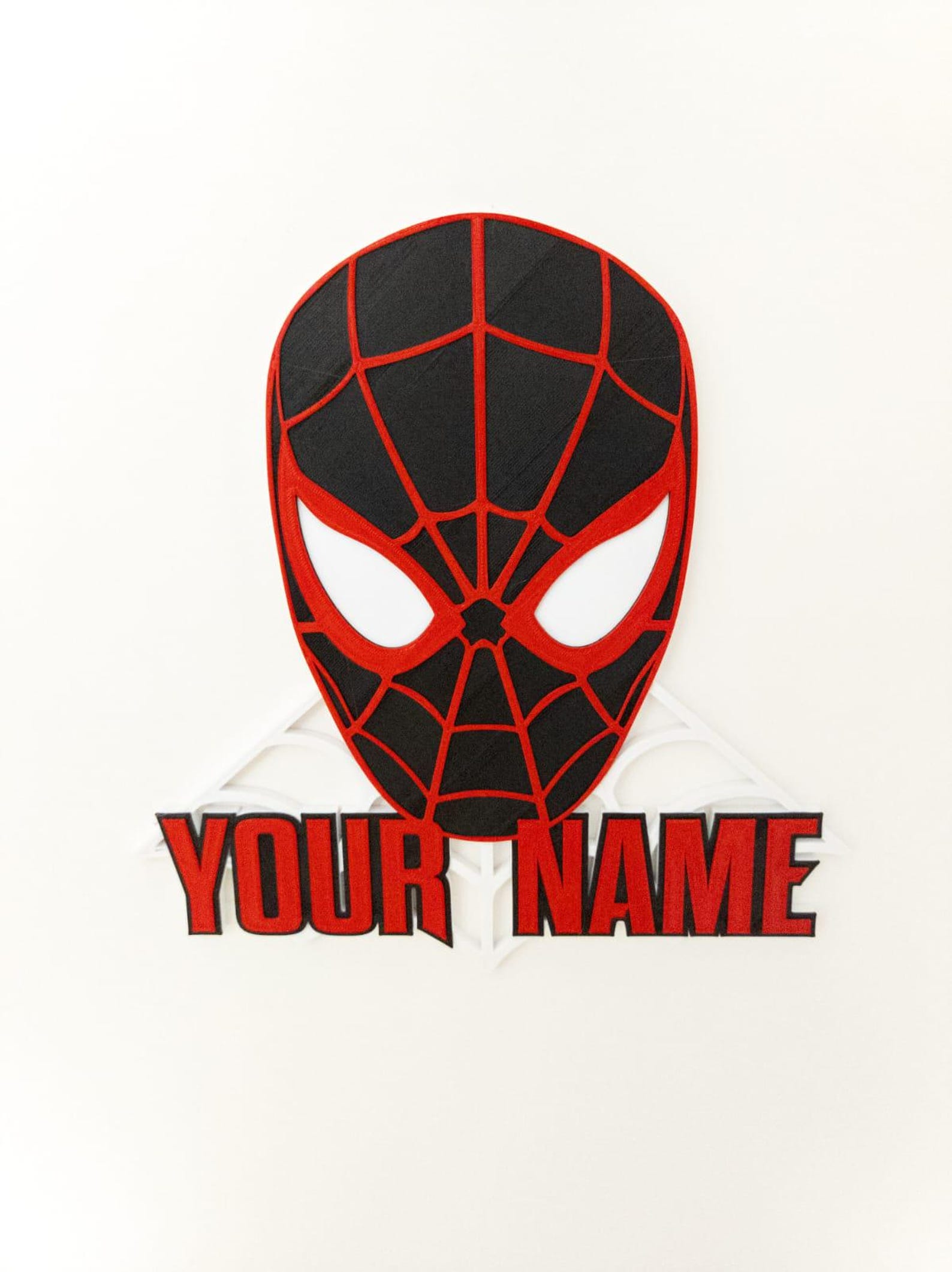 Black Spider Name Sign Personalized Door Hanger Custom Sign Kids Room ...