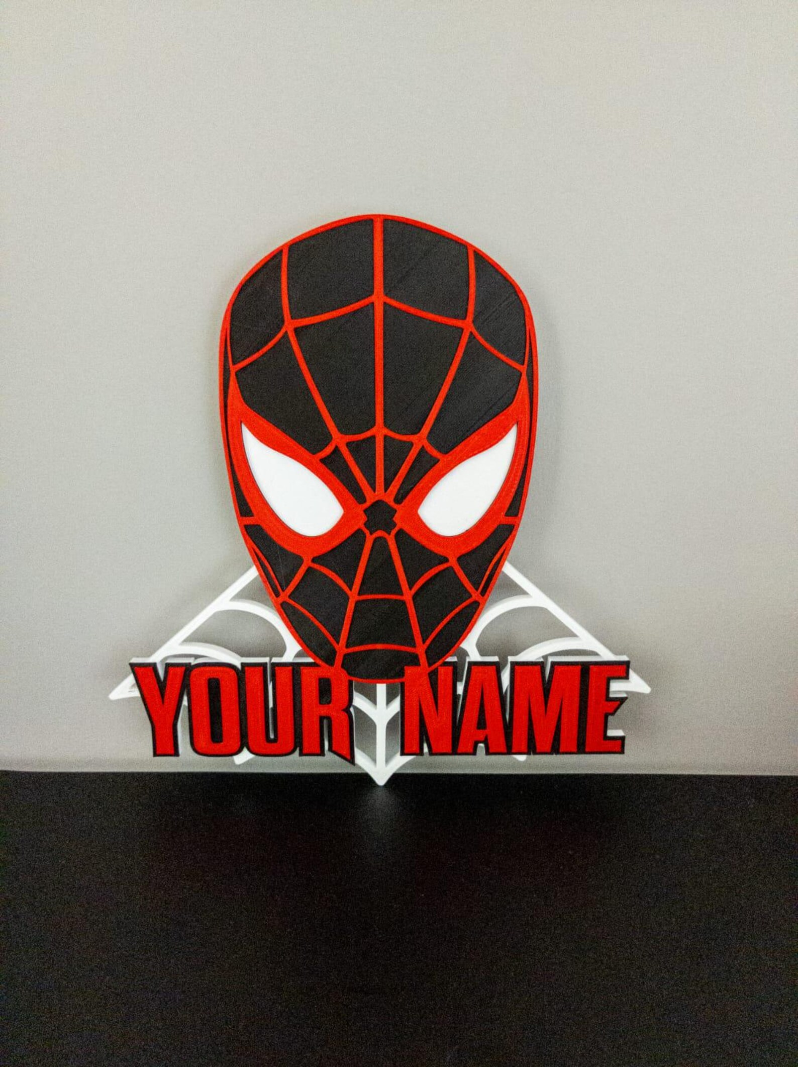 Black Spider Name Sign Personalized Door Hanger Custom Sign Kids Room ...