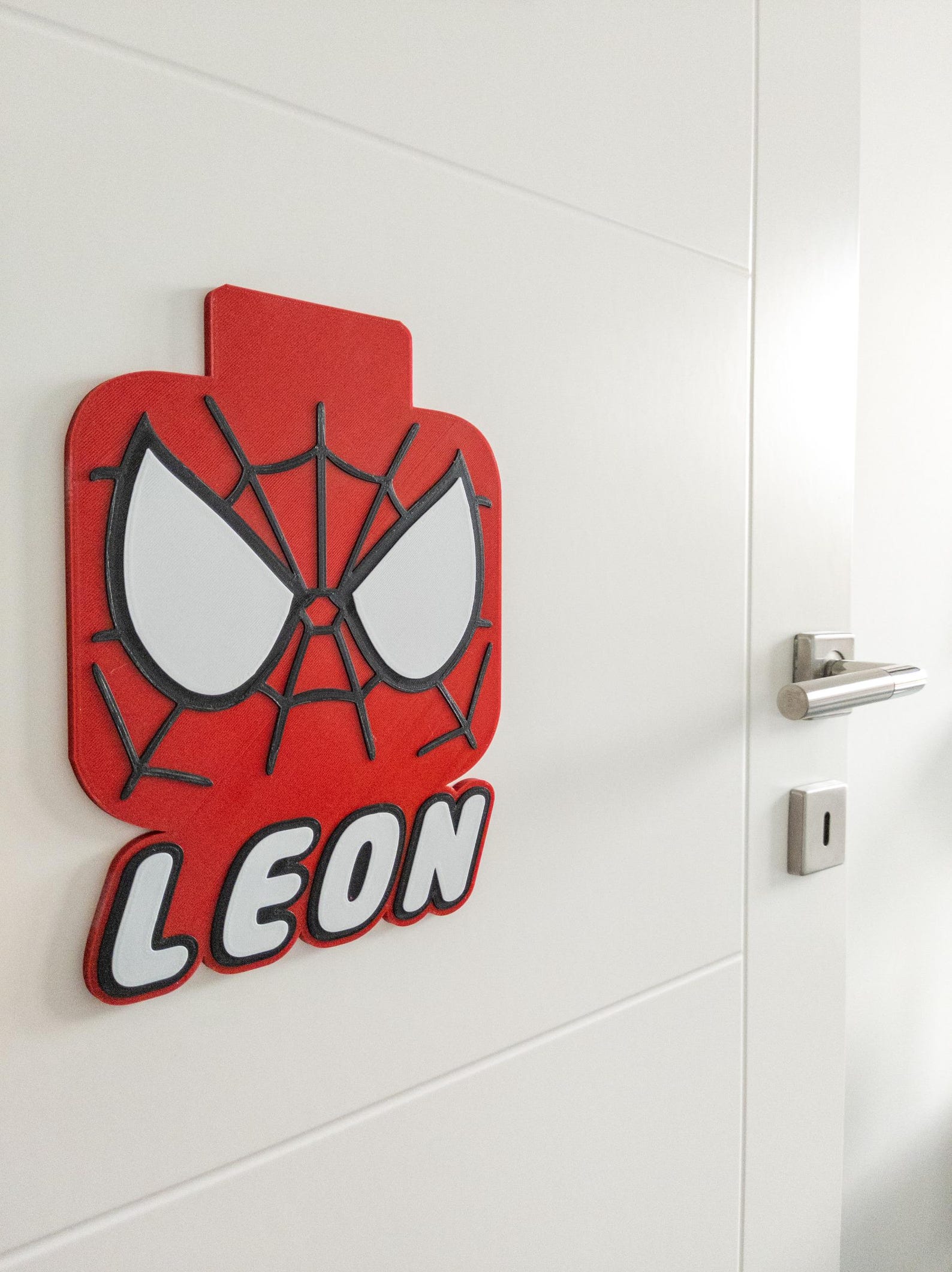 Red Spider Name Sign Personalized Door Hanger Custom Sign Kids Room ...