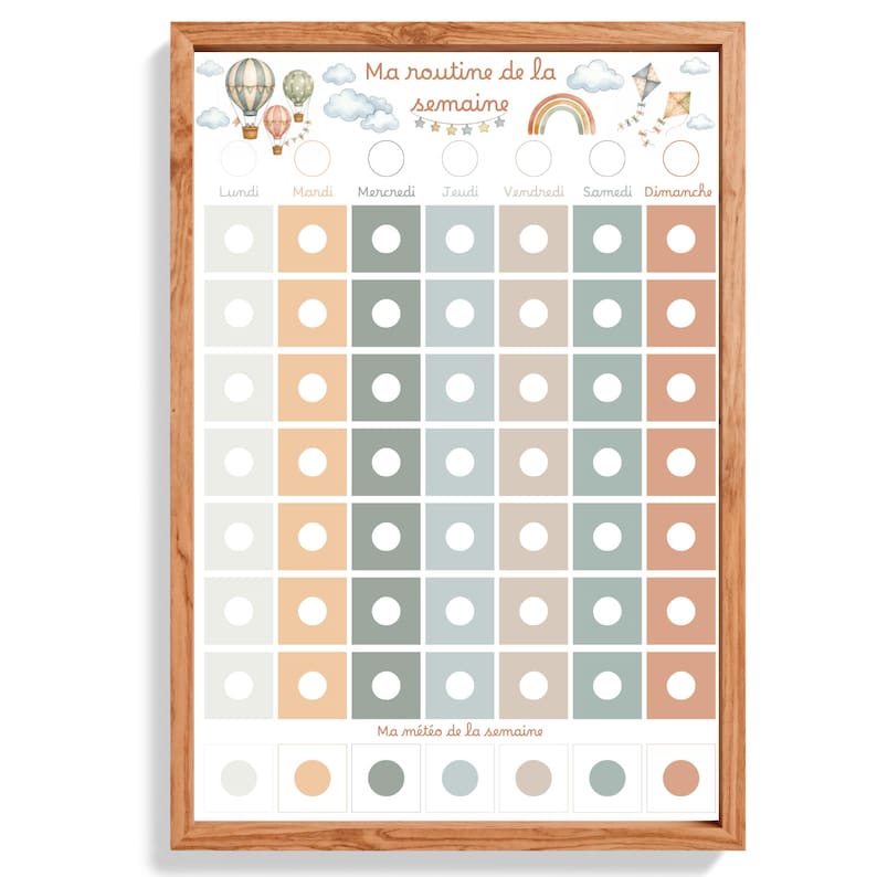 Printable Weekly Routine for Kids | Over 100 Images | Reusable Visual ...
