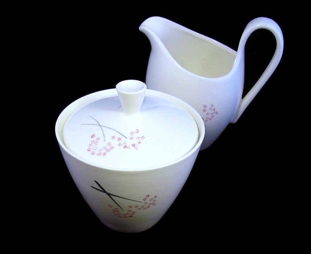 Rare Stetson Marcrest Creamer/sugar Set: Pretty Pale Pink - Etsy