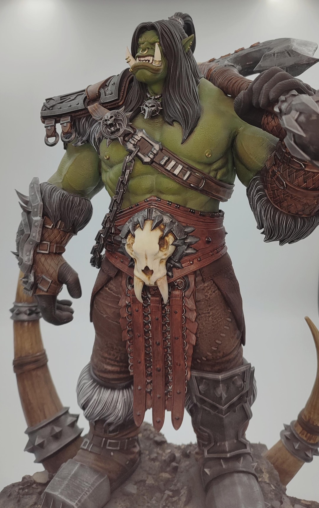 Wow Grommash Helscream 3d Printed and Painted Figure - Etsy