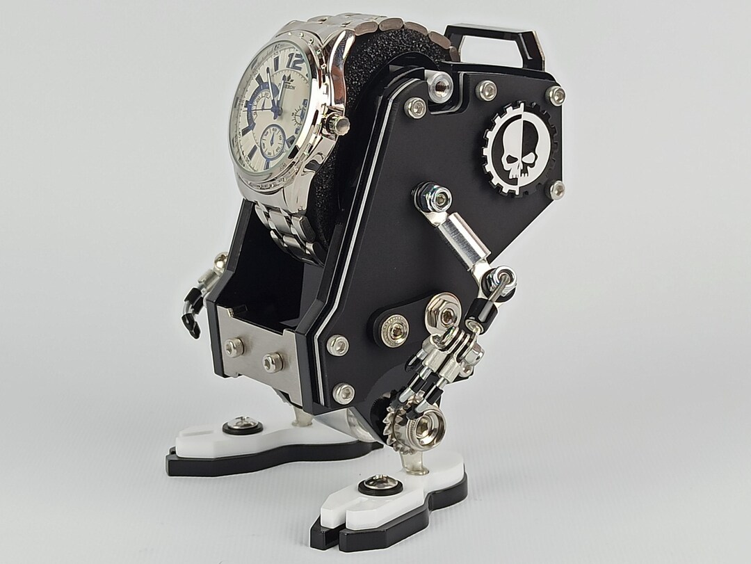 The Watch Guardian a Unique Handmade Robot Watch Stand, a Functional ...