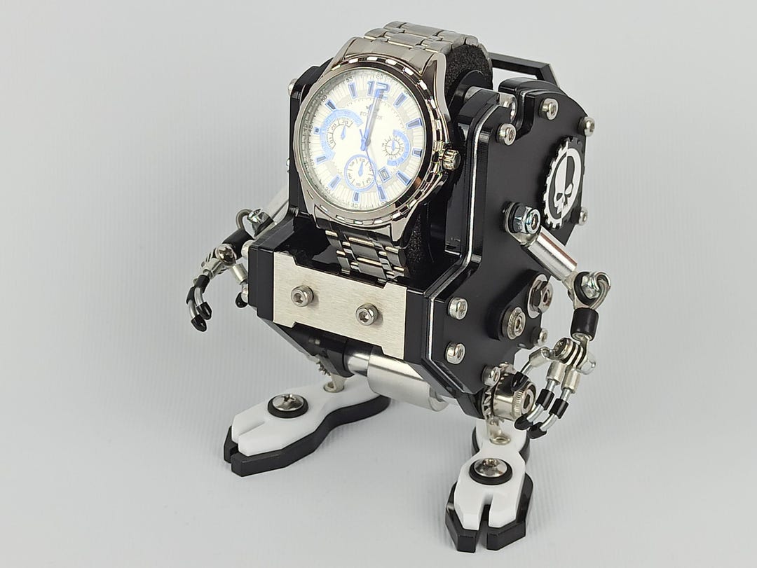 Handcrafted Robot Watch Stand Guardian - Unique Display for Watches ...