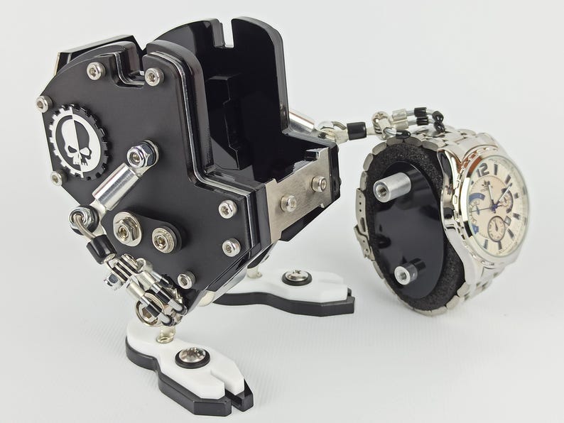 Handcrafted Robot Watch Stand Guardian - Unique Display for Watches ...