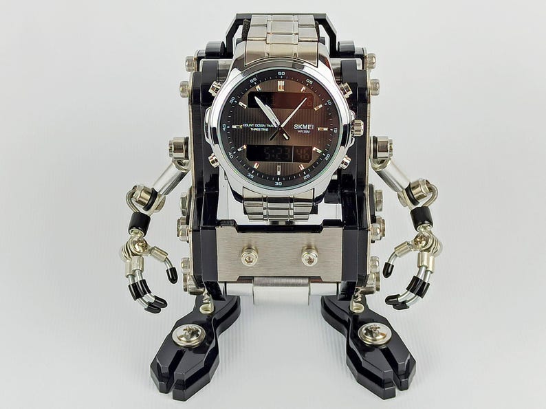 Custom Robot Watch Stand, Unique Watch Display, Gift for Men, Desk ...
