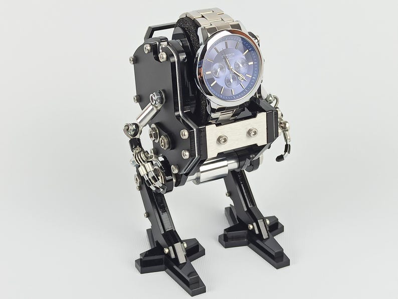 Handmade Unique Robot Watch Stand, Functional Art for Watch Collectors ...
