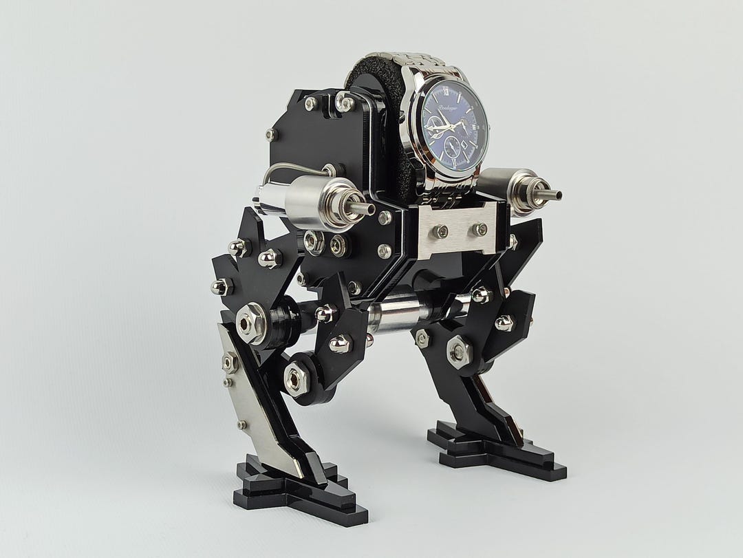 Handmade Robot Watch Stand | Desk Organizer, Modern Industrial Design ...