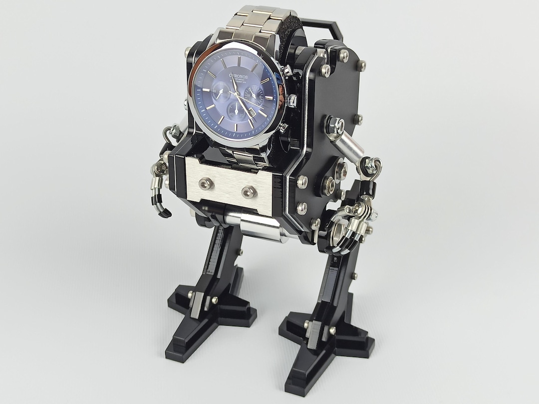 Handmade Unique Robot Watch Stand, Functional Art for Watch Collectors ...