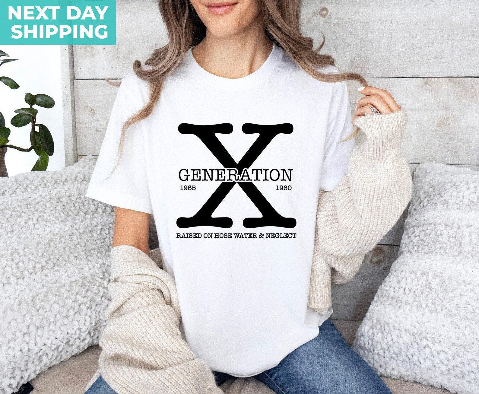Gen X Colors T Shirt, Generation X T-shirt, Gen X T Shirt, Raised on ...