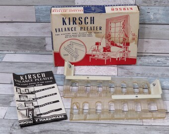 Vintage Kirsch Pin-on Drapery Hooks Heavy Duty Pleated Curtains and ...