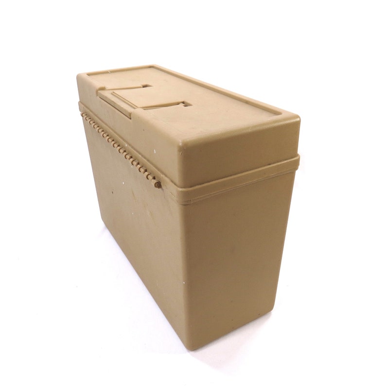 Plastic Porta-file Lockable Storage Box Vintage 1960s 1970s - Etsy