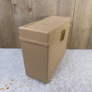 Plastic Porta-file Lockable Storage Box Vintage 1960s 1970s Plastic ...
