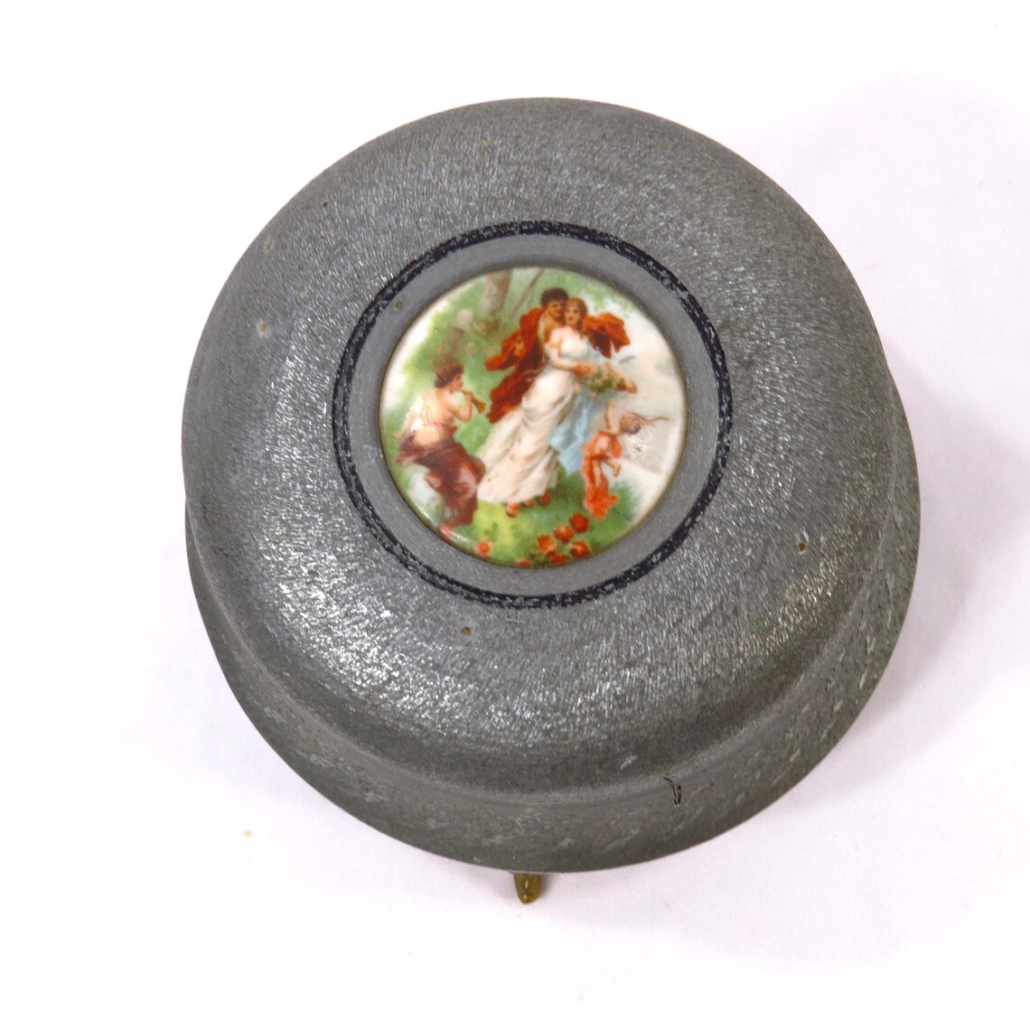 Vintage Vanity Musical Powder Puff Box 1930s 1940s Metal Music - Etsy