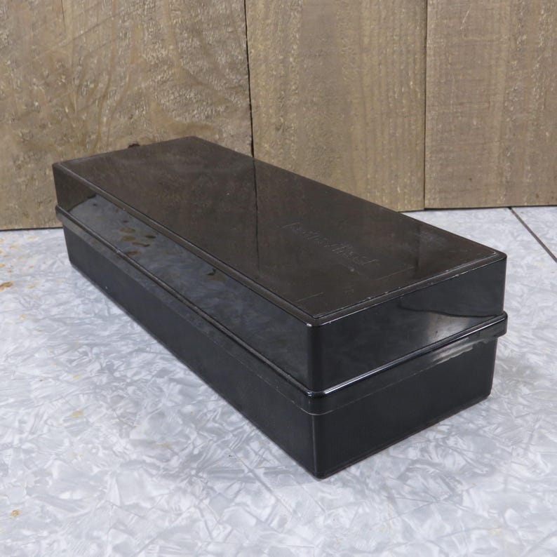 Vintage Radio Shack Black Plastic Audio Cassette Tape Box Holder - Etsy