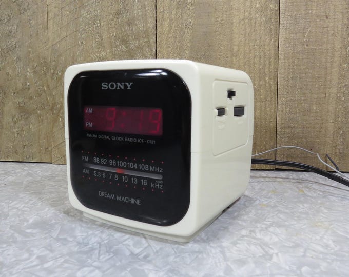 Vintage 1980s Sony Dream Machine Clock Radio Alarm - Etsy